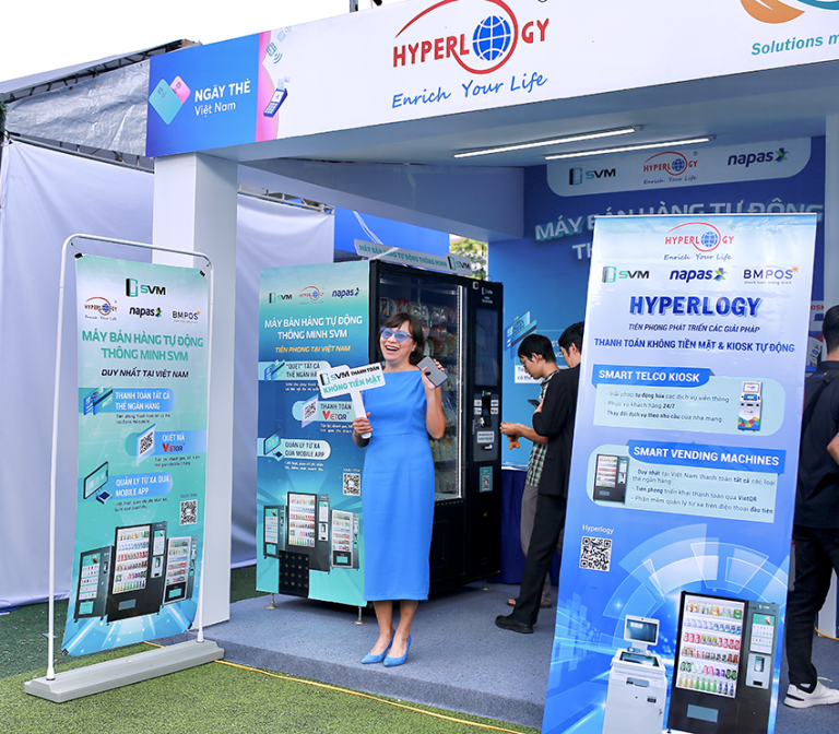 Ngày thẻ Việt Nam 2023: Đột phá và ấn tượng với thanh toán “một chạm” tại gian hàng Hyperlogy ...